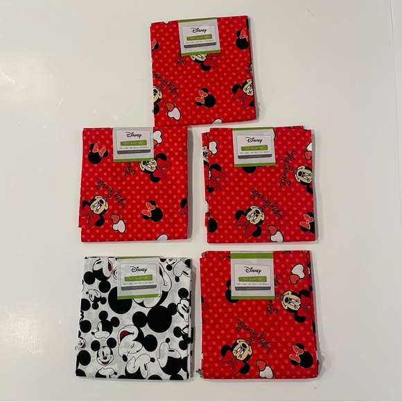 Disney | Office | Disney Mickey Minnie Mouse Bundle Of 5 0 Cotton ...